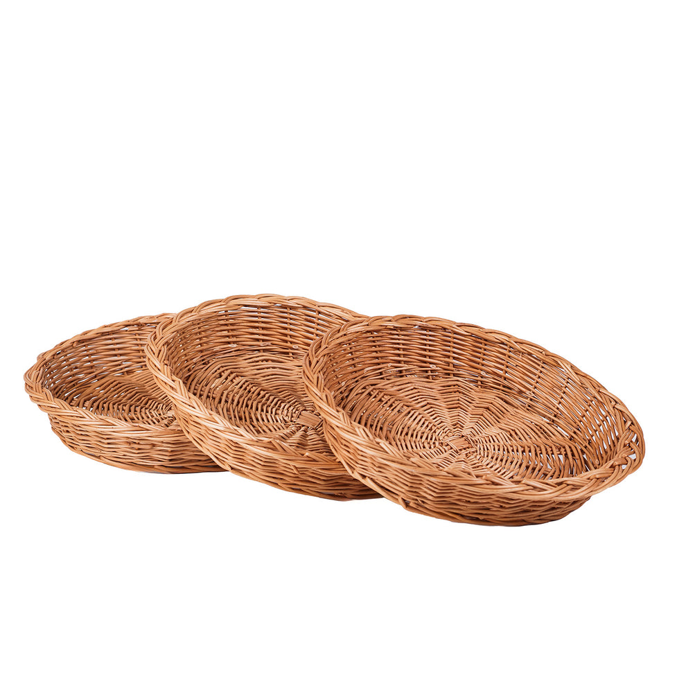 Weidenkörbe für Brot – 3er-Set | handgeflochten, ökologisch – wickerstories